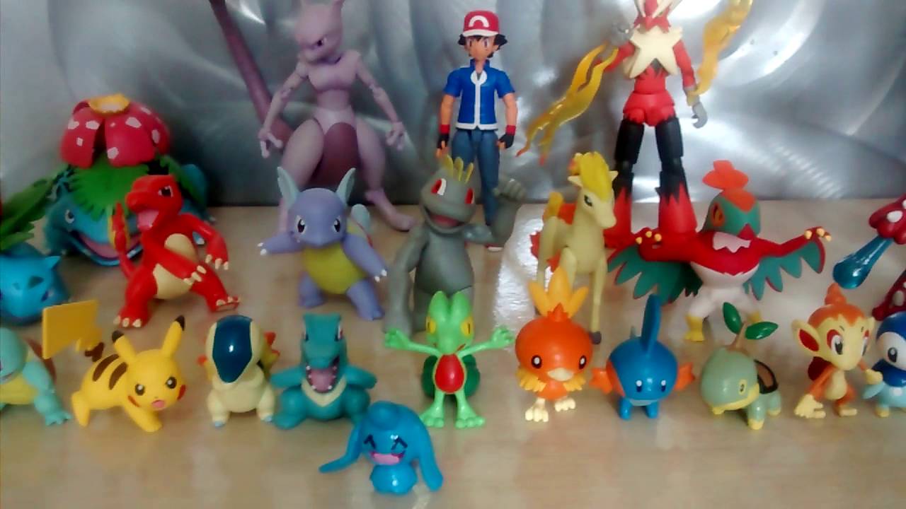 Bonecos Pokémon por escala - YouTube
