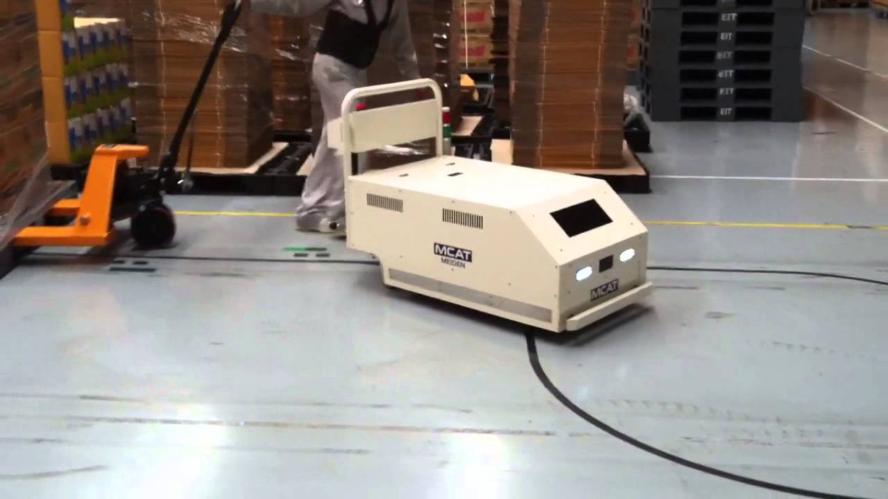 AGV Auto Guided Vehicle (MET) 3 - YouTube