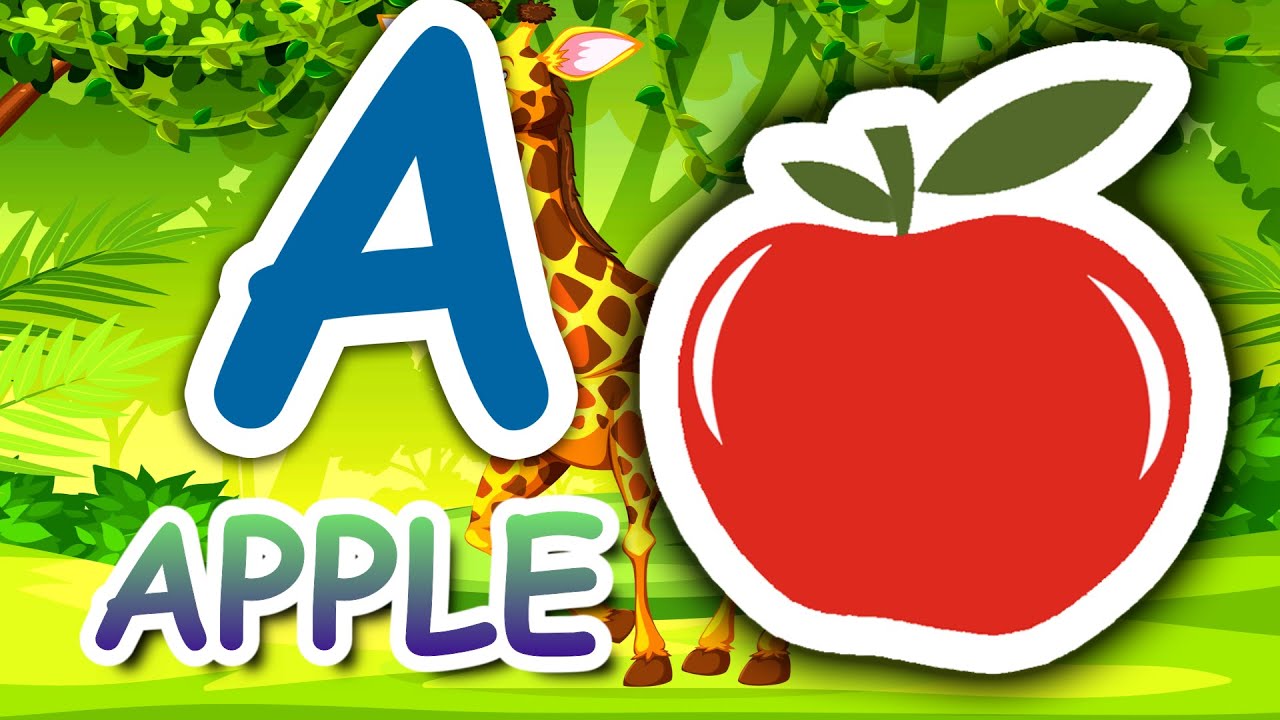 ABC for Kids | A to Z Learn Alphabet | English A for Apple | Children ...