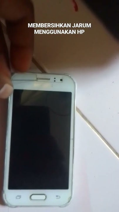 menggunakan jarum hape - YouTube