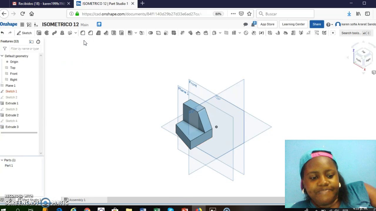 ISOMETRICO 12 en Onshape - YouTube