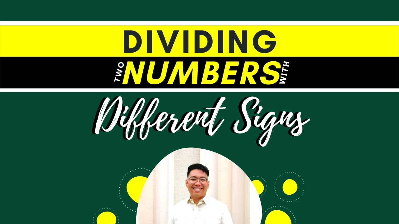 HOW TO DIVIDE Two Numbers With Different Signs Math MarkChavez HOW TO DIVIDE Two Numbers With Different Signs Math MarkChavez