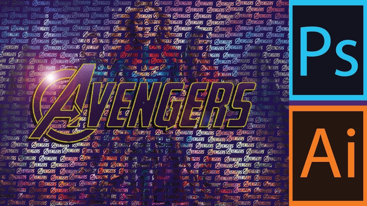 Logo designing |session 5| Avengers end game (Text Style) - YouTube