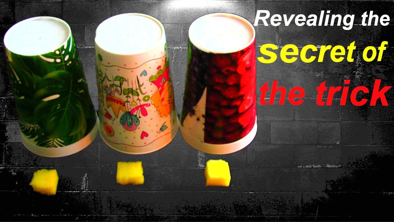Magic in three cups. Amazing tricks! #Magic tricks - YouTube