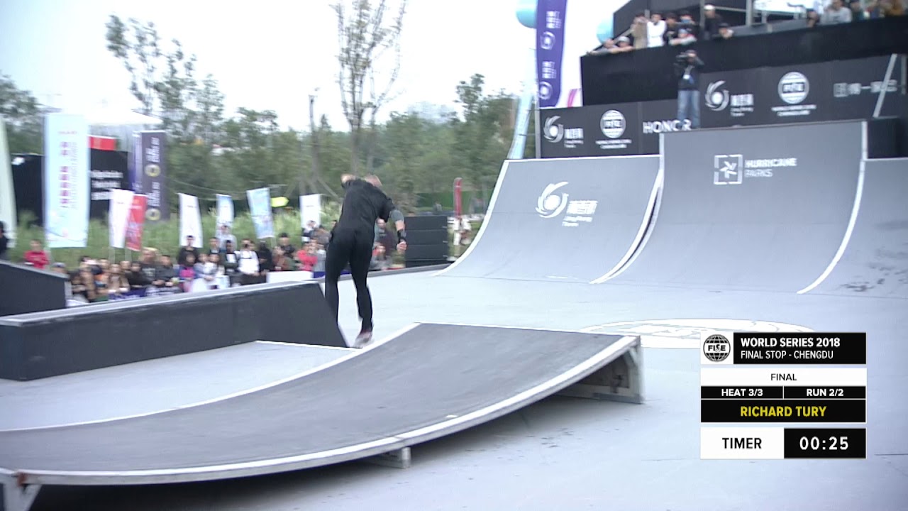 Richard Tury 1st Place - Skateboard Street Final | FISE World Series ...