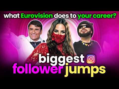 TOP 35 Biggest Follower Jumps on Instagram - 1 April 2026 - Eurovision Song Contest 2026