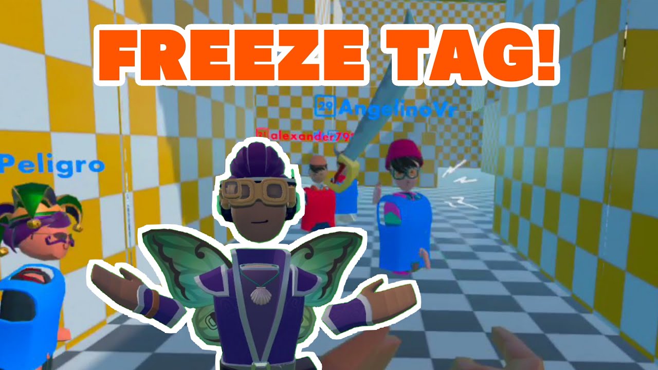 Playing FREEZE TAG w/ friends - Rec Room | Funny Moments - YouTube