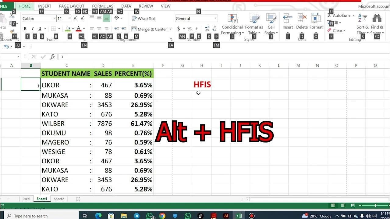 Two quick ways on how to do numbering in Excel - YouTube