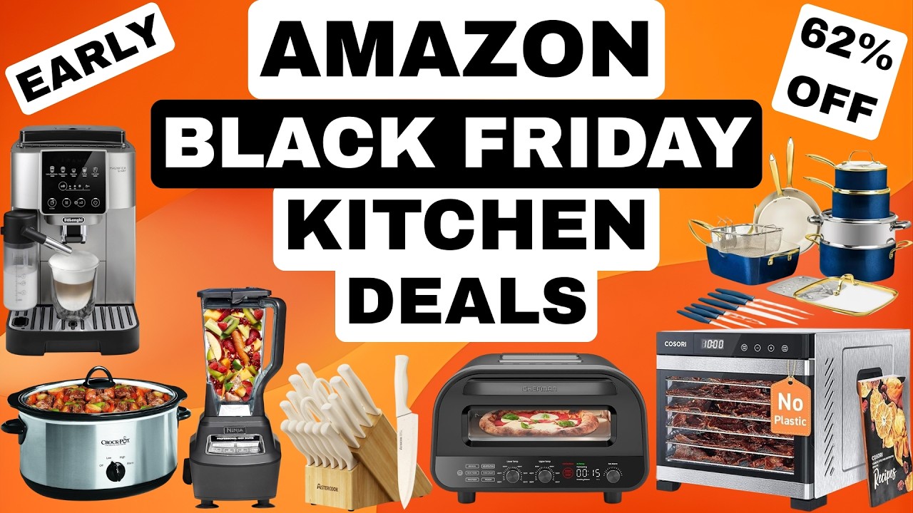 40 CREAZY Early Amazon Black Friday Kitchen Deals 2025 - Up To 62% OFF ...