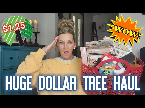 HUGE Dollar Tree Haul| ALL NEW SENSATIONAL Items| Name Brands - YouTube