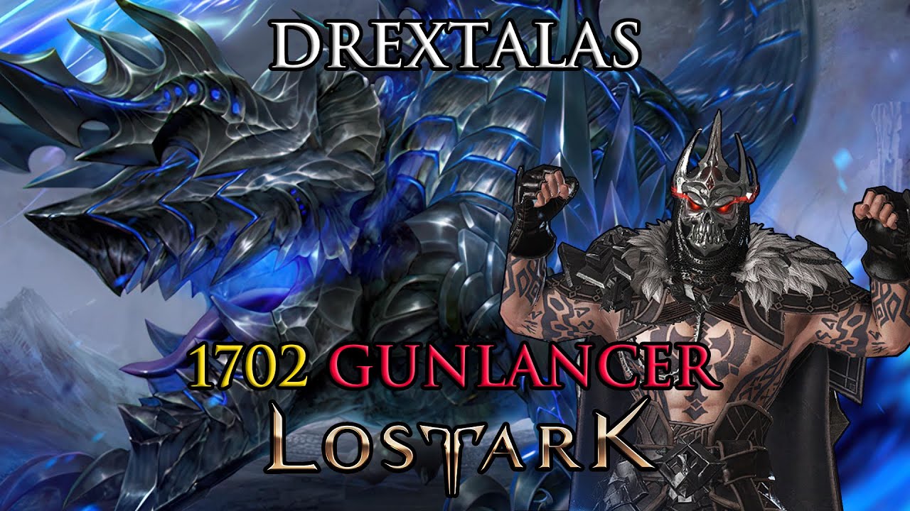 Lost Ark - Drextalas Guardian in 3:06 - 1702 Red Gunlancer - YouTube
