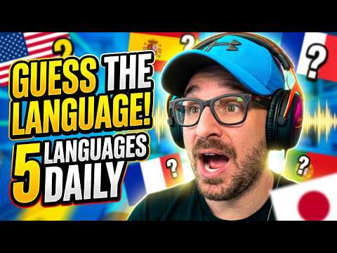 5 Mystery Languages - Guess By Ear Alone