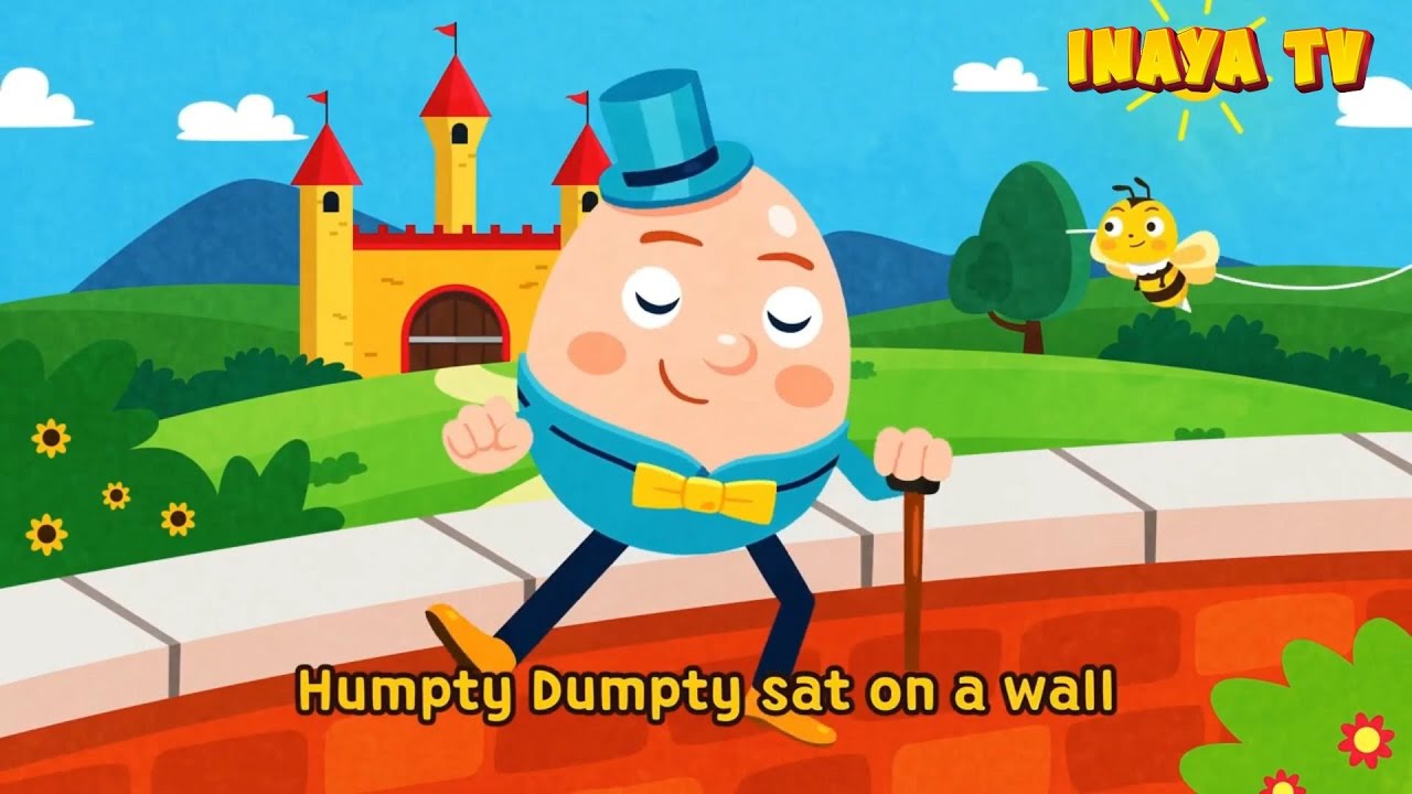 Humpty Dumpty - 3D Animation English Nursery Rhyme songs For Children ...