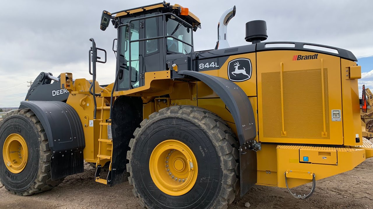 John Deere 844L Loader review - YouTube