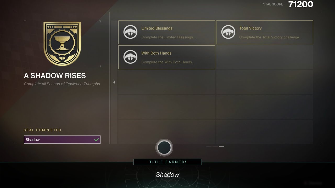 Destiny 2: SHADOW TITLE UNLOCKED! Flawless Heroic Menagerie Gameplay ...