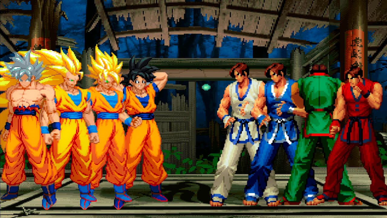 The King of Fighters (MUGEN) | Son Goku vs Kim Kaphwan - YouTube