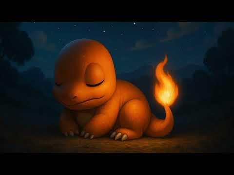 🔥 Charmander Sweet Dreams | Pokémon Kids Sleep Music 🌙✨ Bedtime Lullabies