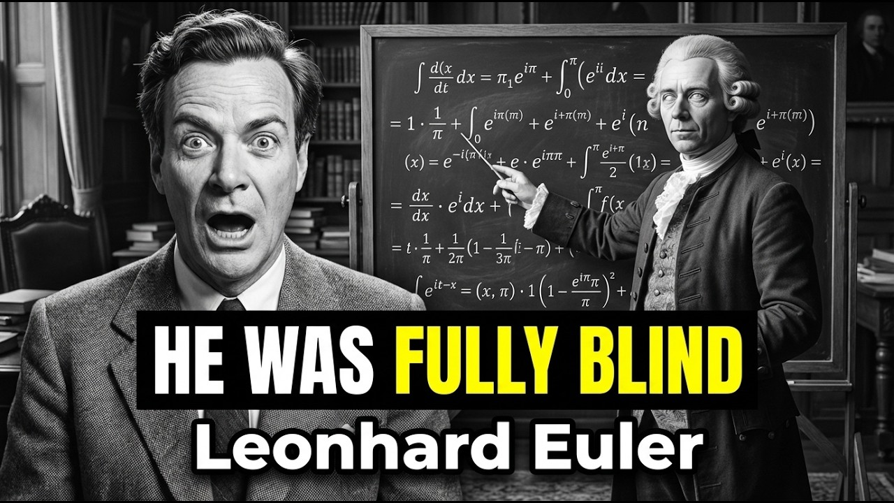 Richard Feynman Explains Why EULER Went BLIND And Still Wrote HALF Of ...
