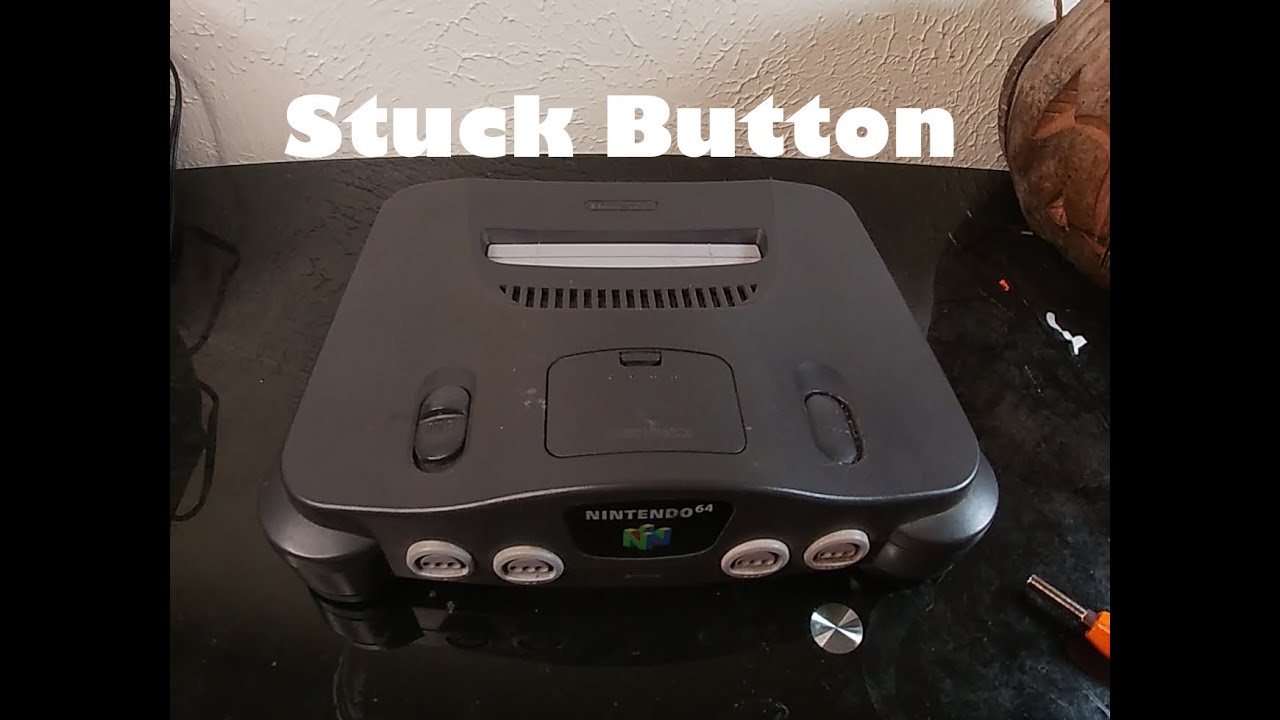 How To Open a Nintendo 64 to Fix a Stuck Reset Button | Nintendo 64 ...