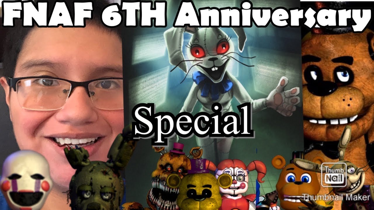 (FNAF 6TH ANNIVERSARY) Vinny Tube Special: Reaction To All FNAF ...