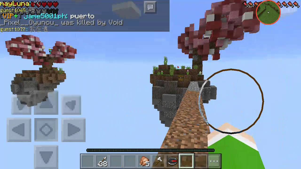 Lets Play Server Minecraft PE #6 Lifeboat SkyWars - YouTube