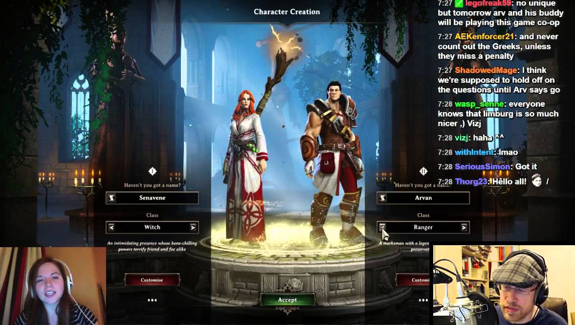 Arv streams Divinity: Original Sin, with game writer Sarah Baylus from ...