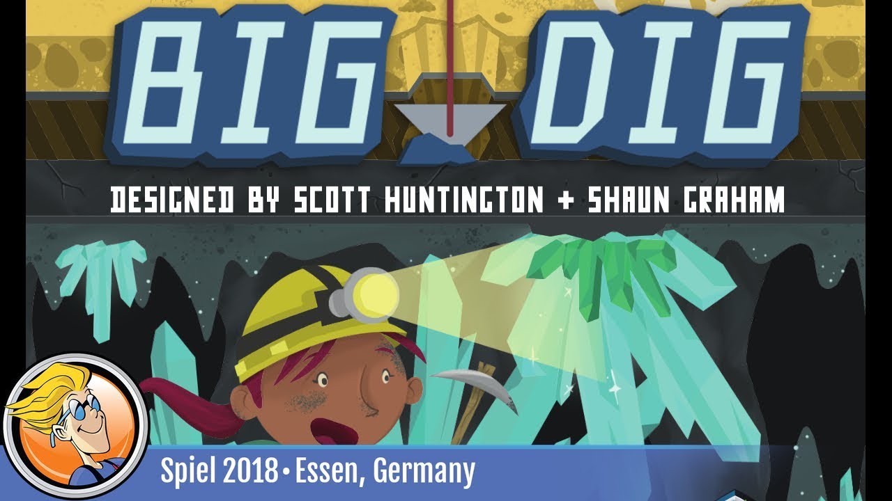 Big Dig — game overview at SPIEL '18 - YouTube
