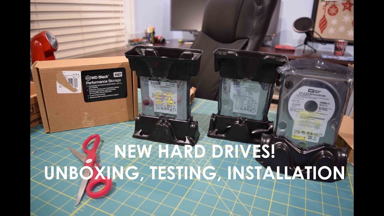 Viewer Donated Western Digital Hard Drives Unboxing, Testing ...
