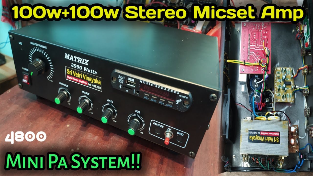 mini pa system இந்த ‌amplifier இருந்தால் கோவில் மற்றும் ...