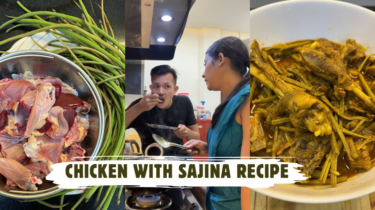 Chicken With Sajina Curry Recipe | Chicken Drumstick Curry | Sumi&Suvi☁ ...
