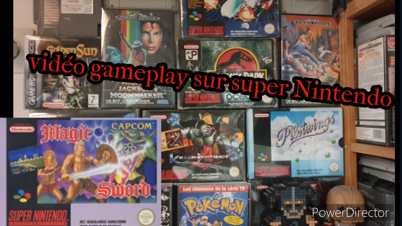 vidéo gameplay sur super Nintendo : Magic sword - YouTube