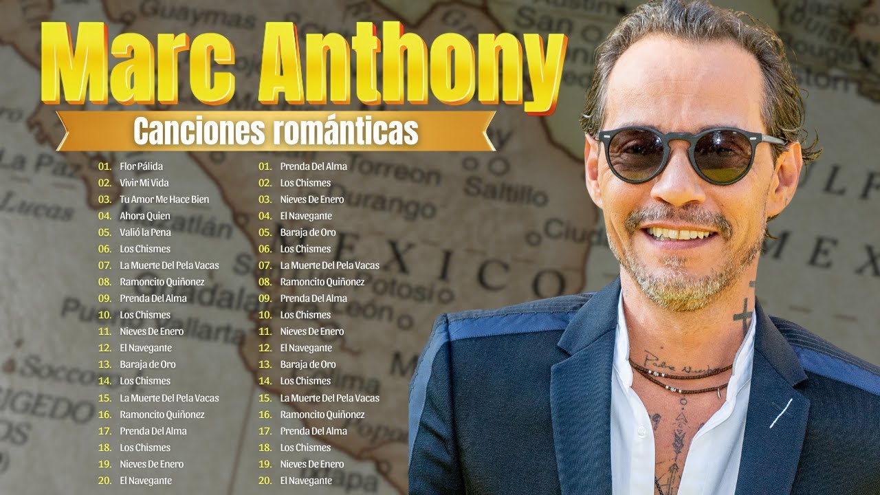 Marc Anthony Mix Exitos (2024) ~ 20 Super Éxitos de Marc Anthony ...