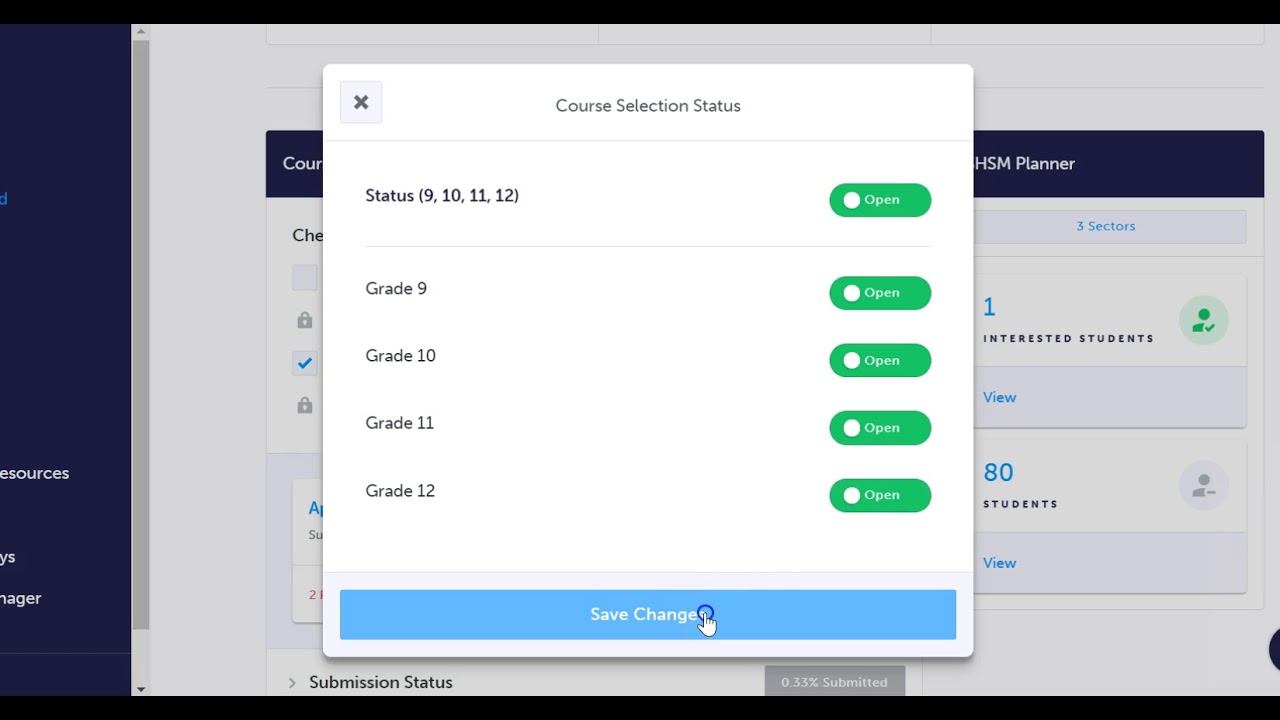Course Selection: Opening and Closing Course Selection - YouTube