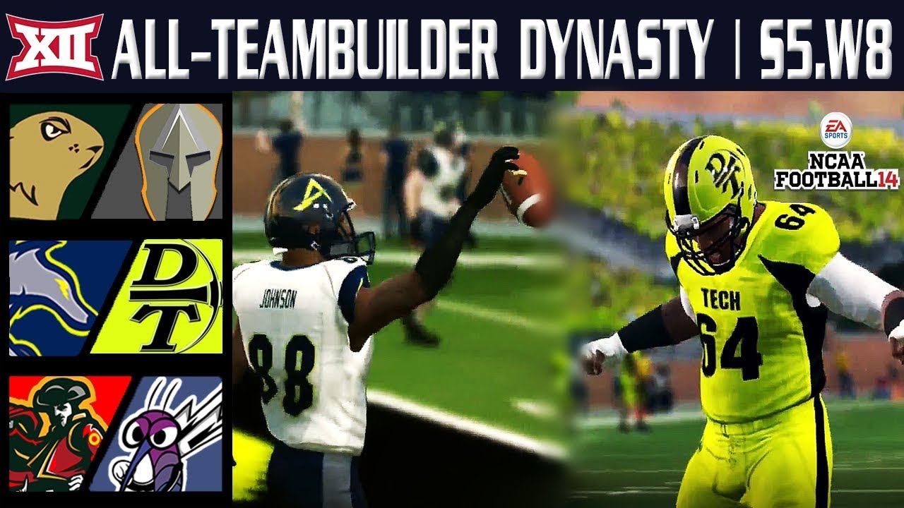 THE SHOWDOWN: 1 VERSUS 2 - NCAA Football 14 | Big 12 All-Teambuilder ...
