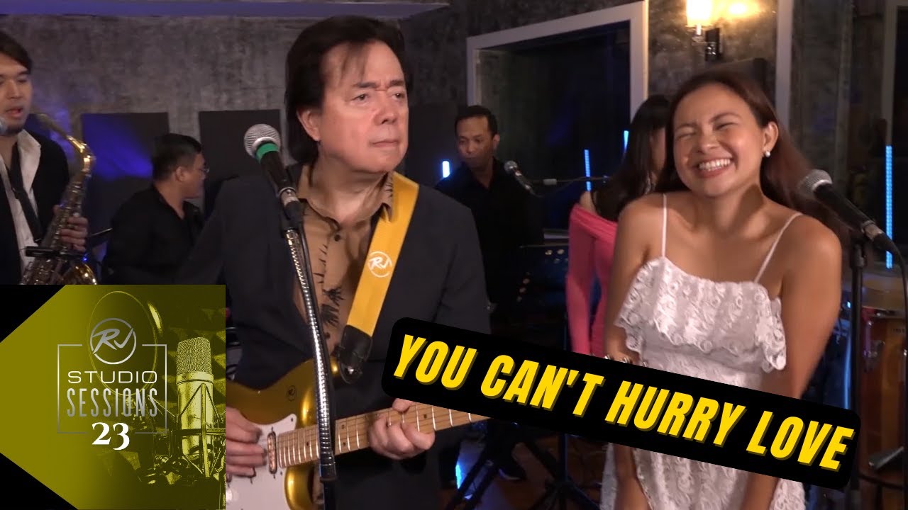 RJ Jacinto and Sitti Navarro - You Can't Hurry Love (Studio Sessions 2023) - YouTube