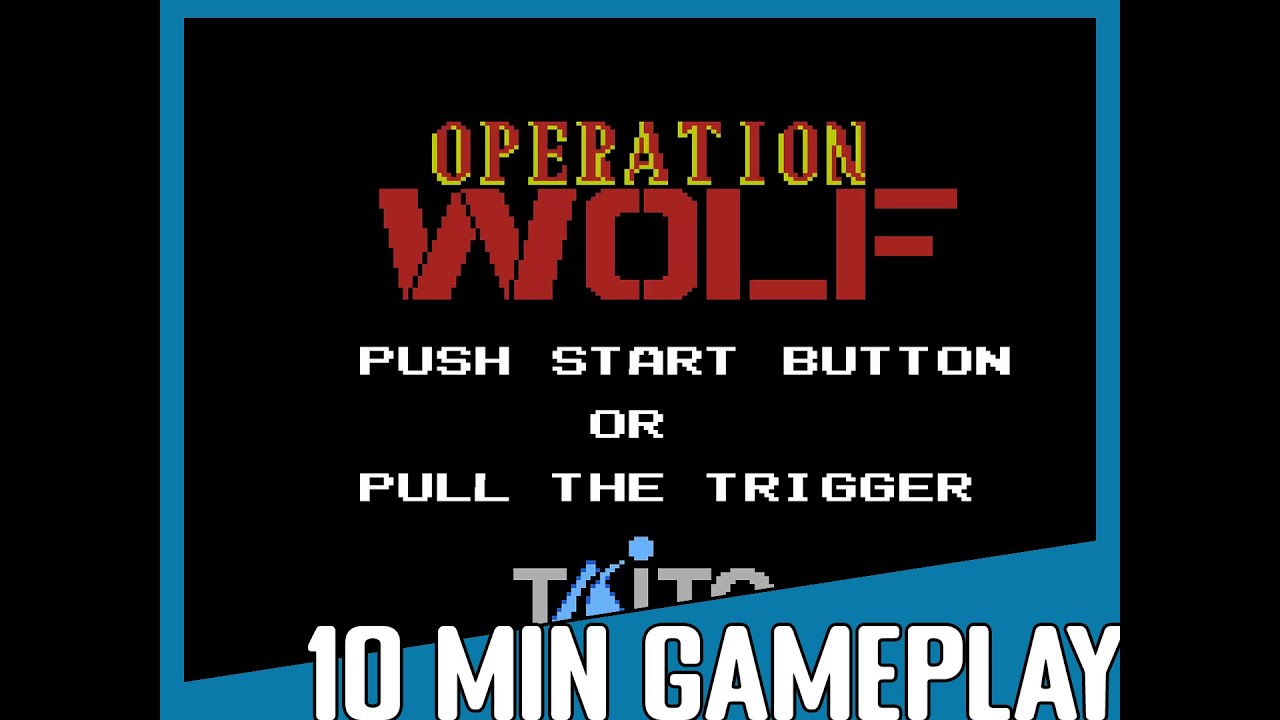 10 Minute Gameplay: Operation Wolf (1989) NES - YouTube