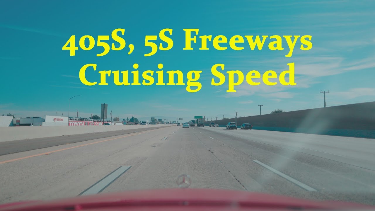 405S, 5S Freeways Cruising Speed 10-24-24 - YouTube