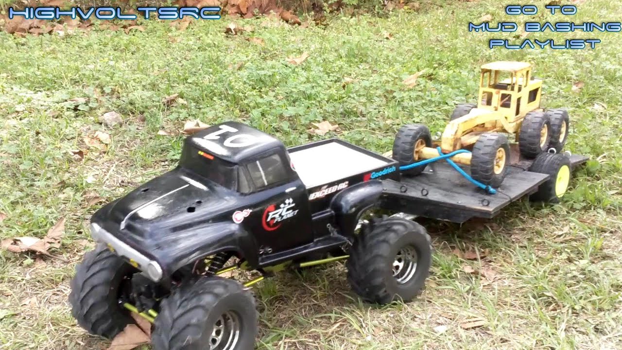 High Volts RC - Tonka Grader - RC Track Repair - MaxStone 10 Pulls RC ...