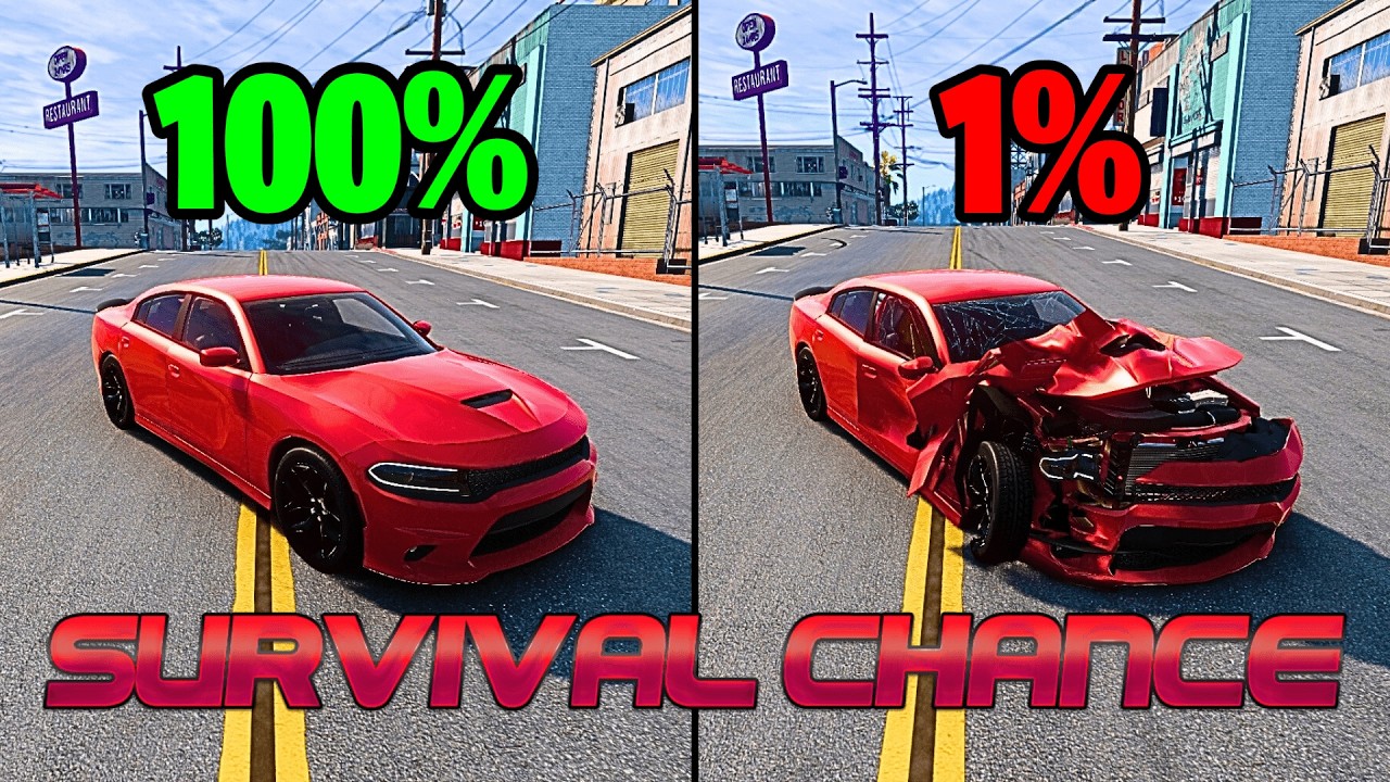 Realistic Survival Chance Crashes #67 | BeamNG.drive - YouTube