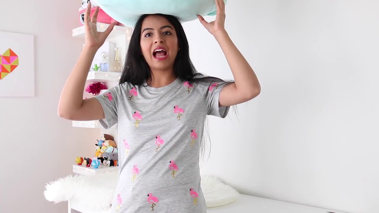 Nim C! DIY Giant Plush Pillow Room Decor - YouTube