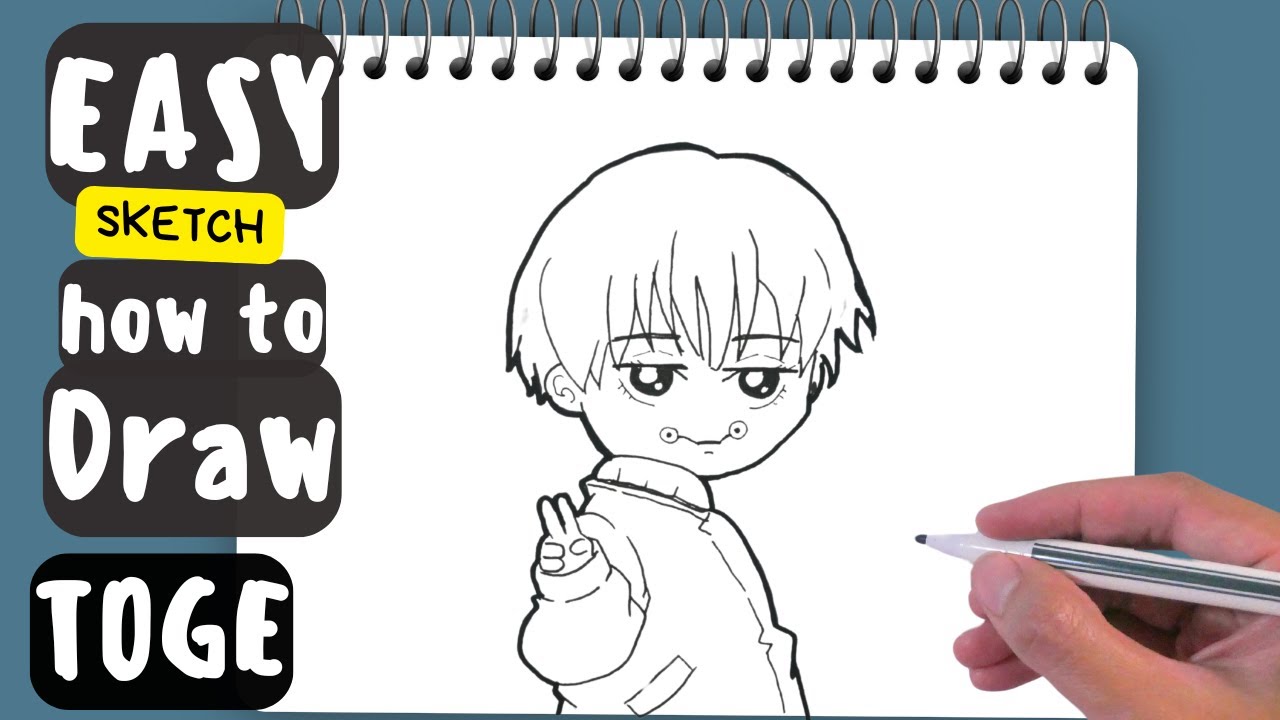 INUMAKI TOGE EASY DRAWING #jujutsukaisen - YouTube