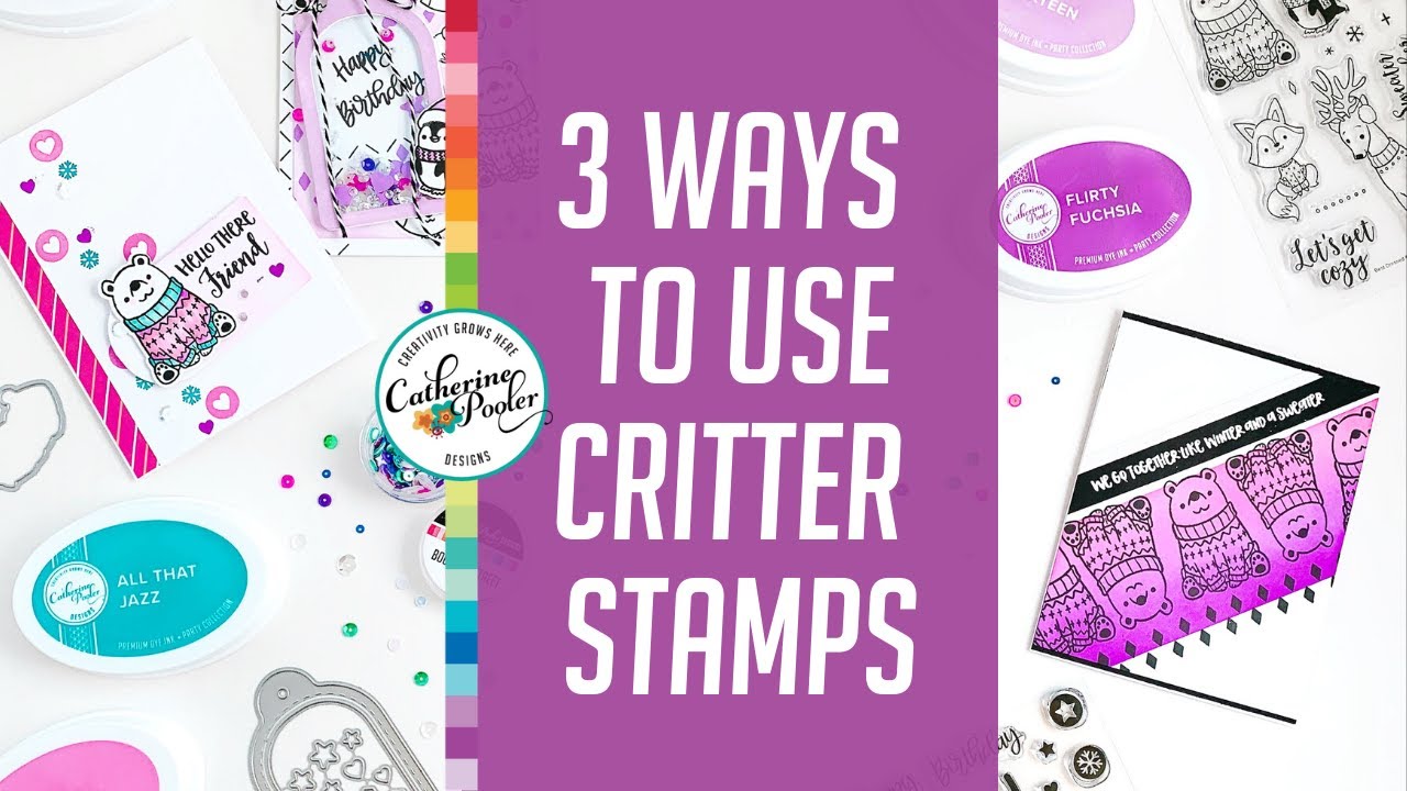 3 Ways to Use Critter Stamps - YouTube