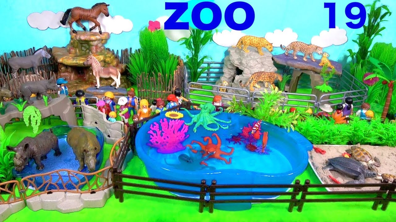 Wild Zoo Animal Toys For Kids - Learn Animal Names and Sounds - Learn ...