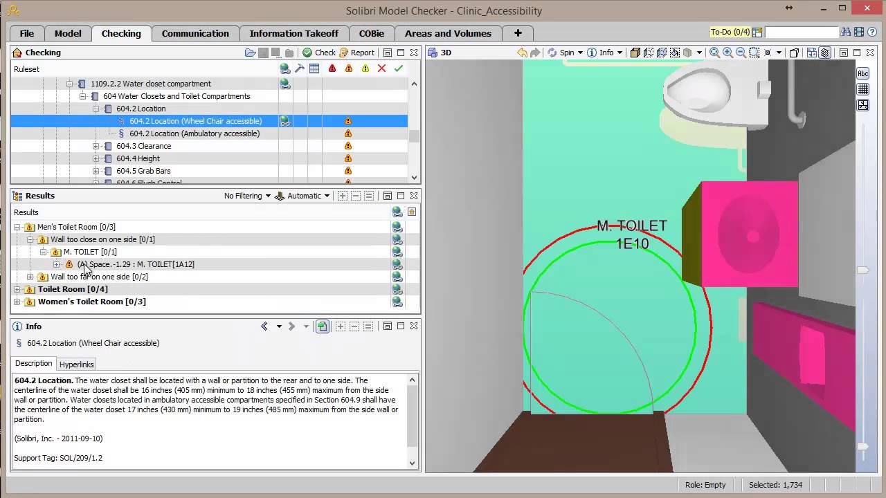 Solibri Model Checker & Autocodes - Accessibility Checking - Medical ...