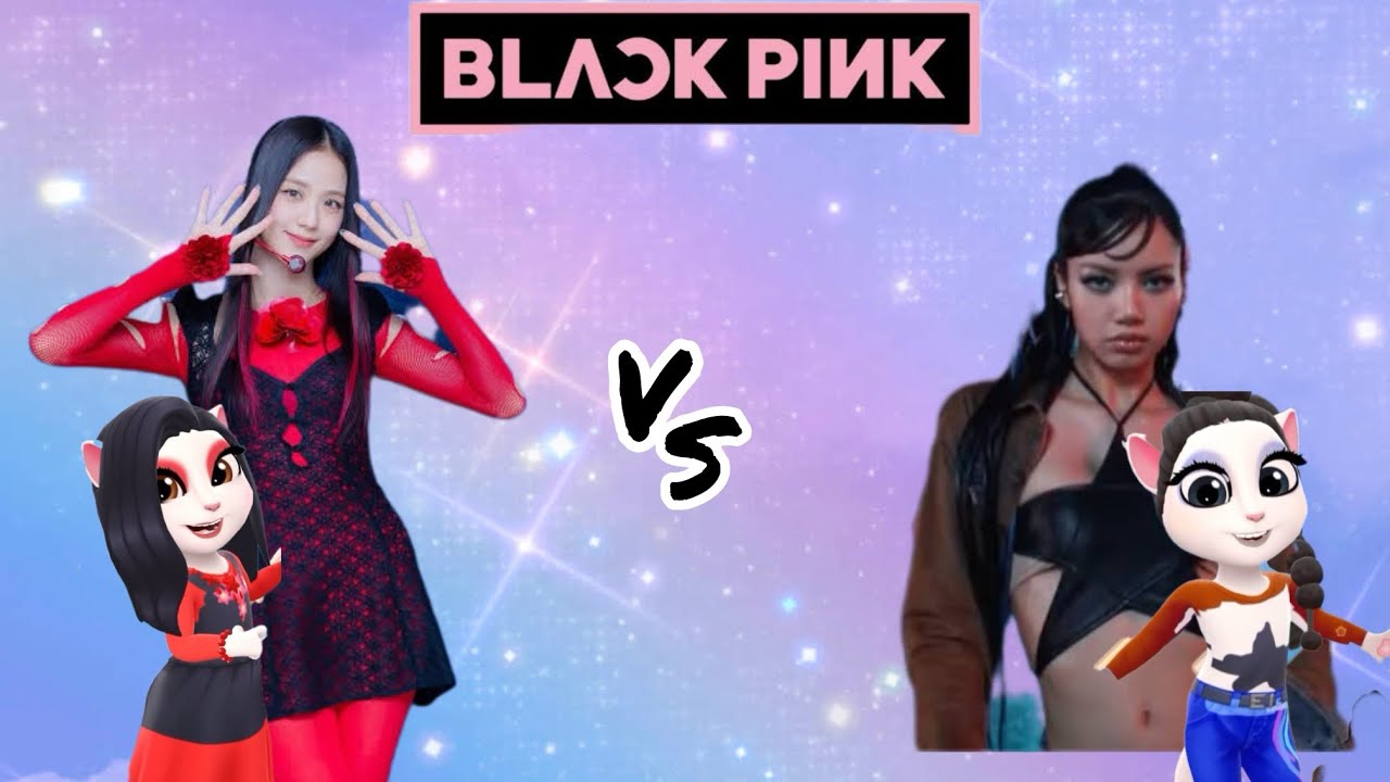 BLACKPINK JISOO VS LISA | #talkingangela2 #blackpink #jisoo #lisa - YouTube