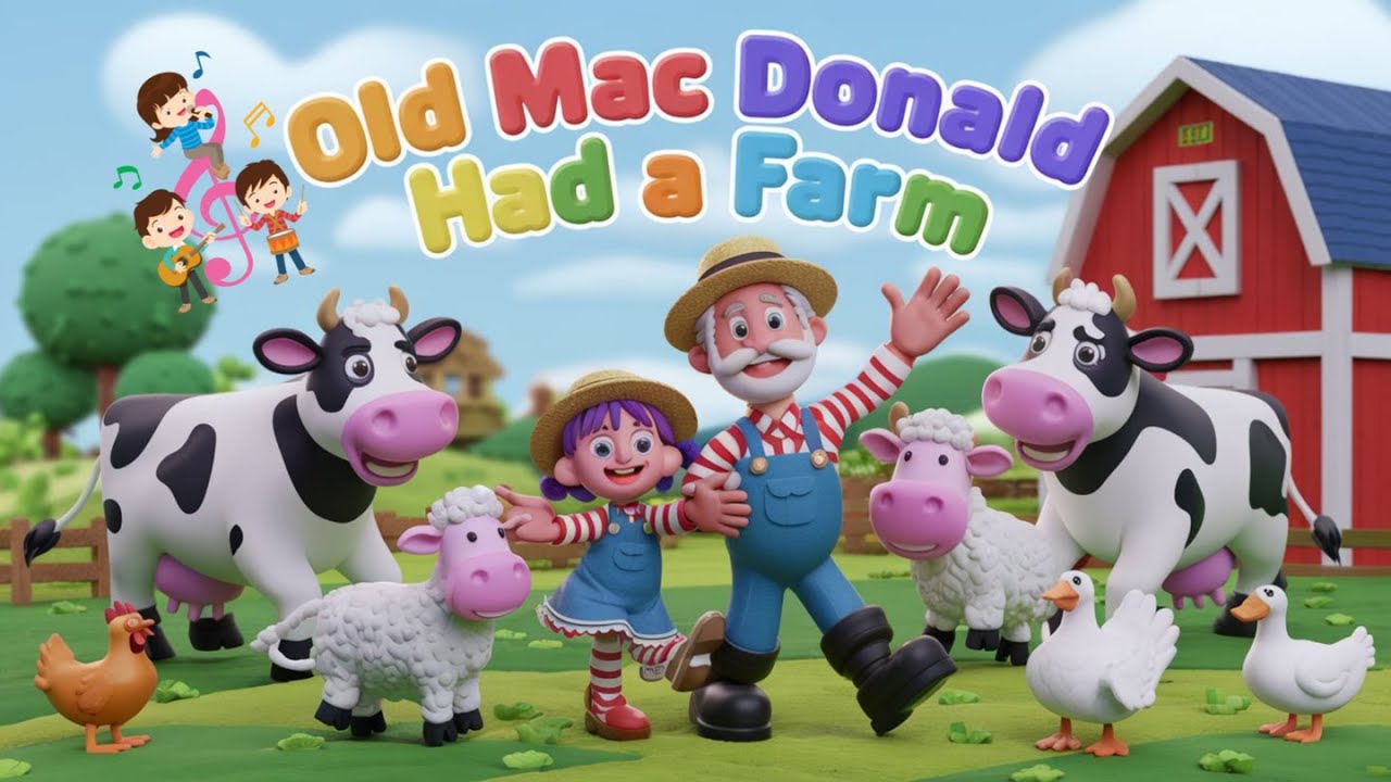 Old Macdonald Had A Farm Song | Old MacDonald Had A Farm | Nursery ...