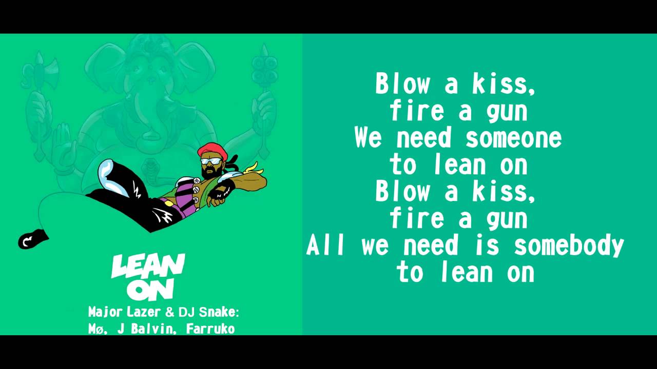 Lean On Major Lazer & Dj Snake: Mø, J Balvin, Farruko (Letra) - YouTube
