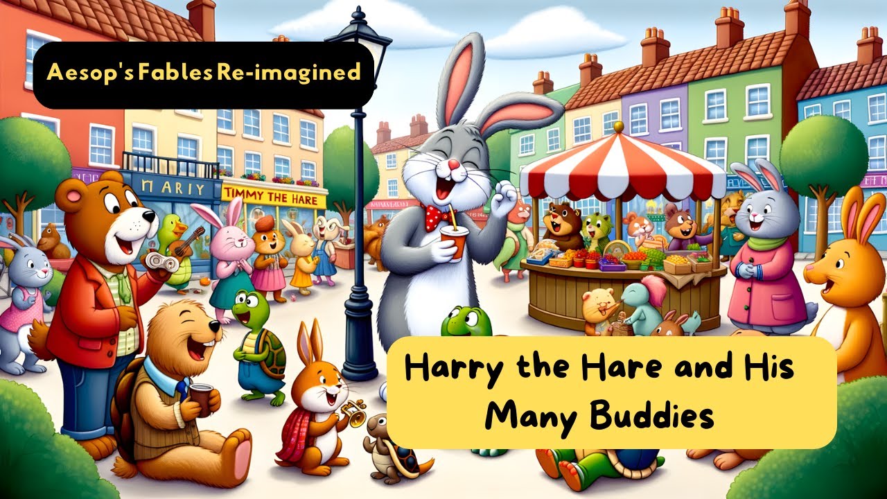Harry the Hare and His Many Buddies – A Modernised Aesop Fable. - YouTube