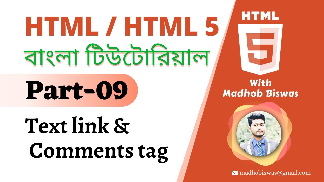 HTML / HTML5 Bangla Tutorial [#9] How to Create Links in HTML | HTML ...