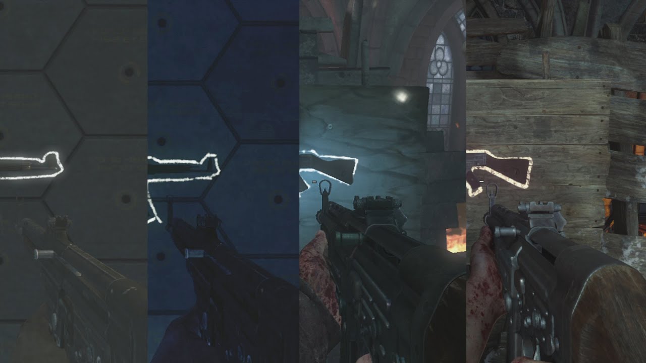 Call of Duty Zombies MP-44 (STG-44) Evolution (WAW,BO1,BO2,BO3) - YouTube